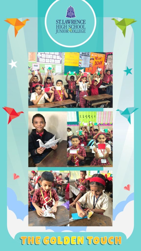 From Golden Touch to Creativity of Paper Cranes at St Lawrence High ...